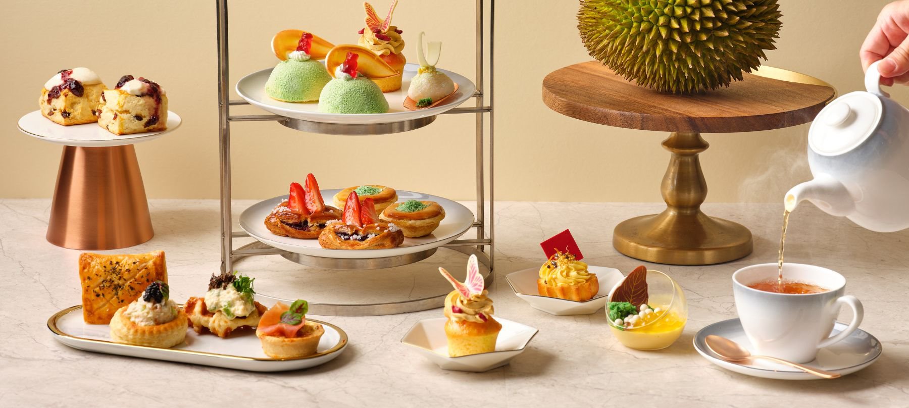 Afternoon Tea in Orchard Road | Lobby Lounge, Singapore Marriott Tang ...